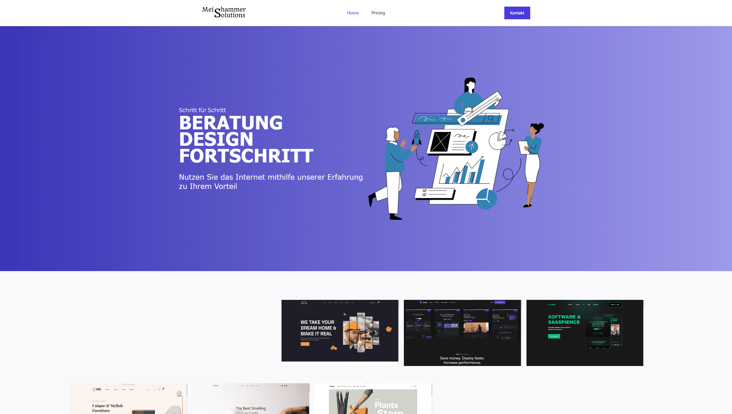 Meishammer Solutions - Professionelles Webdesign